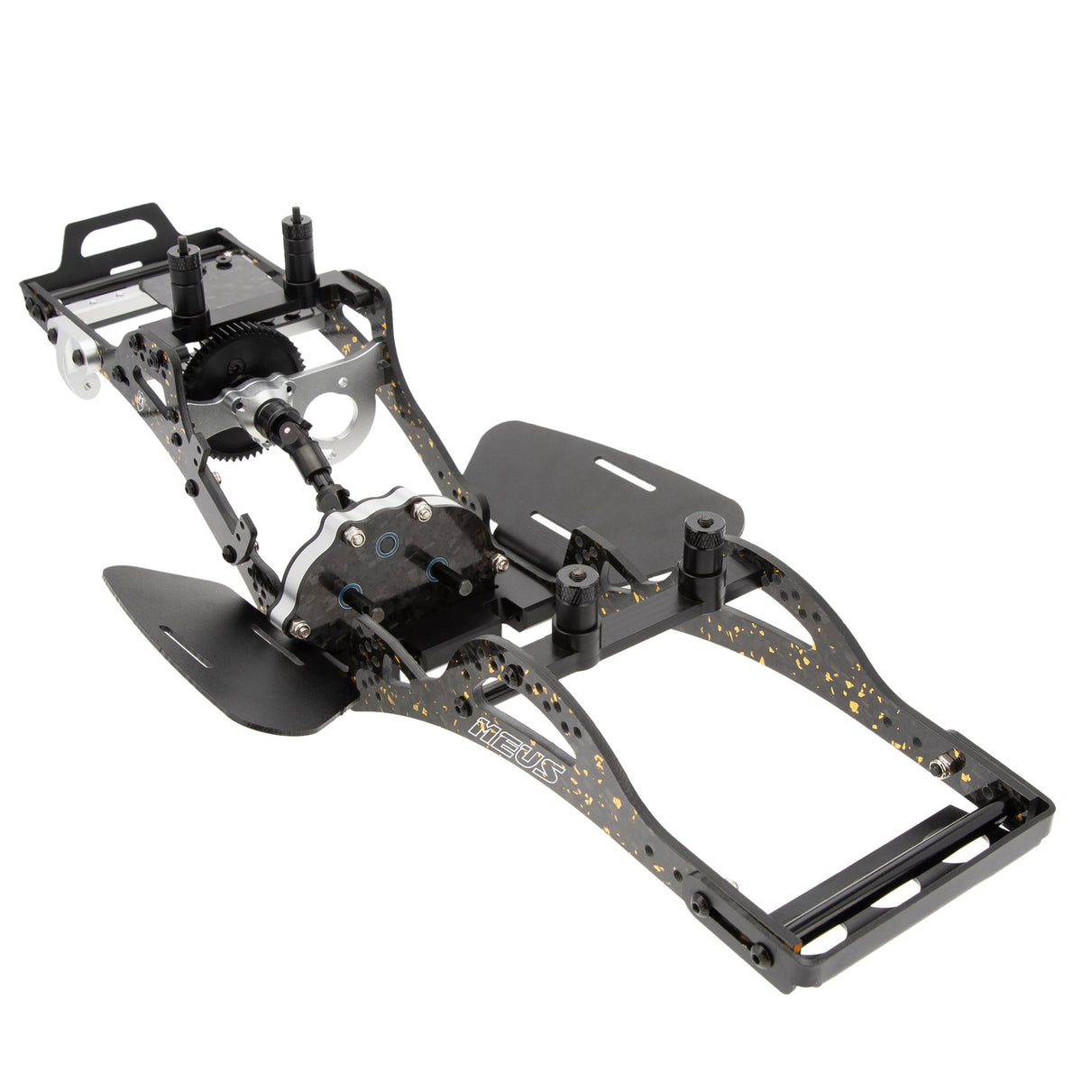 MEUS Racing RC LCG-GOLD RUSH V1 Carbon Fiber Chassis Frame DIY Kit Gea ...